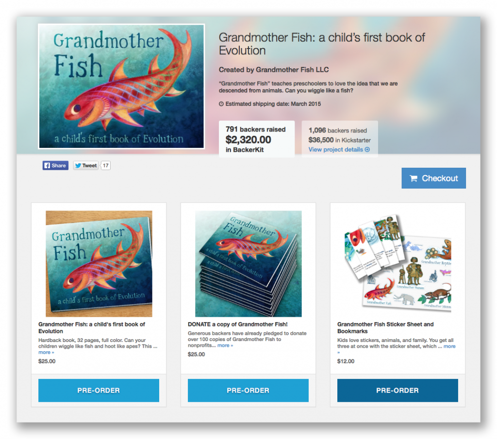 Grandmother Fish | a child's first book of Evolution